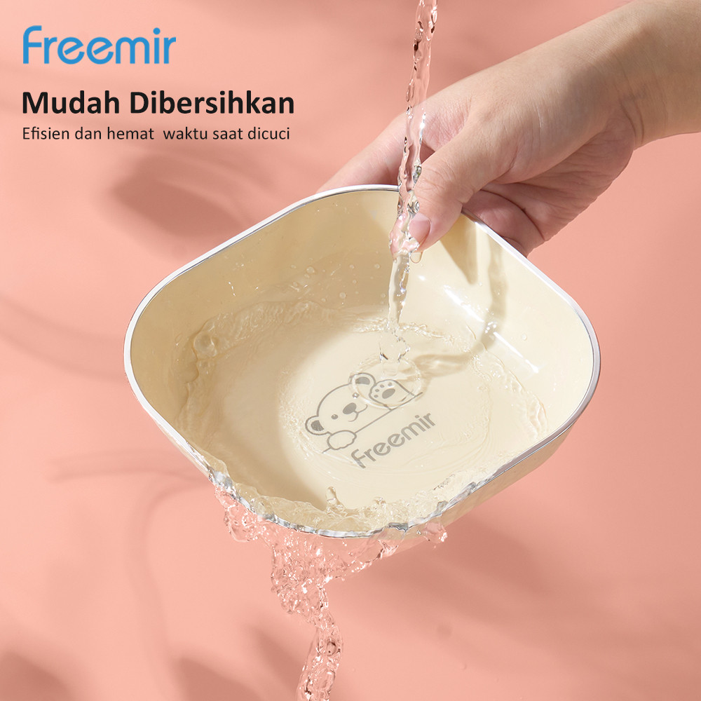 Jual freemir Set 2 Pcs Piring Saji Makan Plastik Persegi 14cm Piring ...