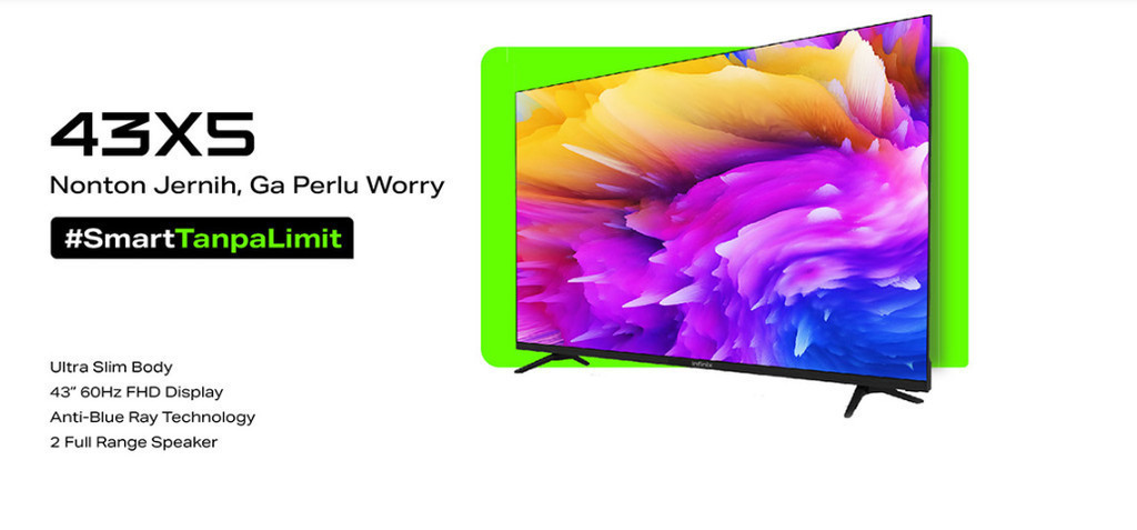 Jual INFINIX SMART TV 43X5 43 INCH FHD ANDROID DIGITAL DOLBY ULTRA SLIM ...