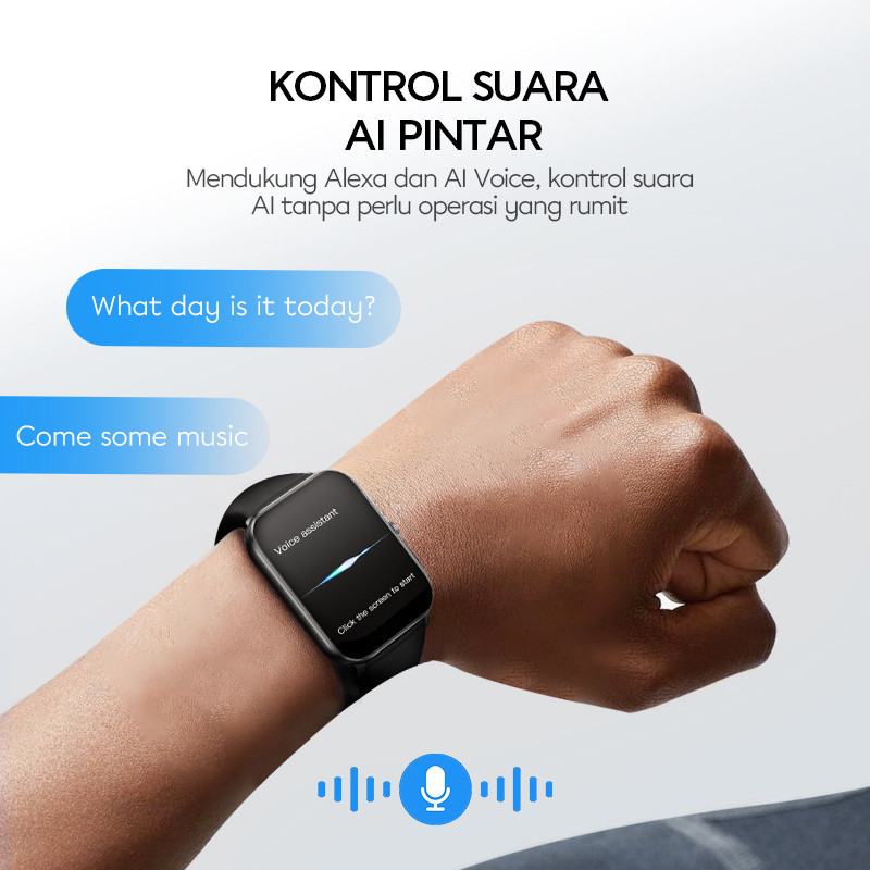 Jual VIVAN Smartwatch VWF18 | Waterproof IP68 | 100+ Sports Mode ...