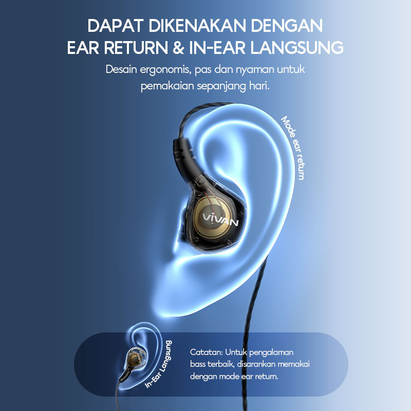 Jual VIVAN Q17 Headset In Ear Stereo Powerfull Bass Wired Earphone Black Garansi Resmi 1 Tahun ...