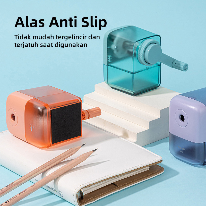 Jual Deli Rautan Serutan Putar / Rotary Sharpener Self Feeding Pen X60 ...