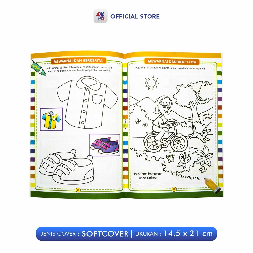 Jual Buku Belajar Anak / Activity Book Mengenal ABJAD 1 - 8 Bonus ...