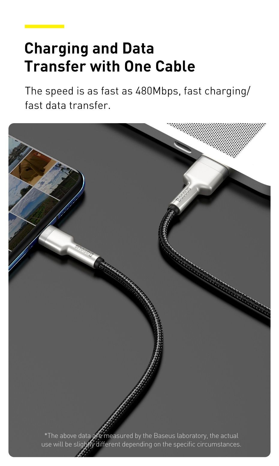 Jual Baseus Kabel Data Cafule Series USB to Type-C 66W Metal Data Cable 1m & 2m | Shopee Indonesia