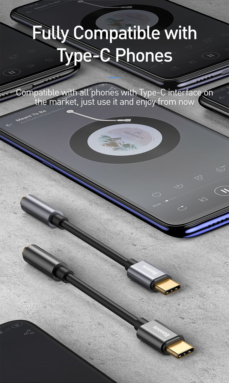 Jual Baseus Adapter Type-C to Audio Jack 3.5mm Sambungan Kabel HP ...