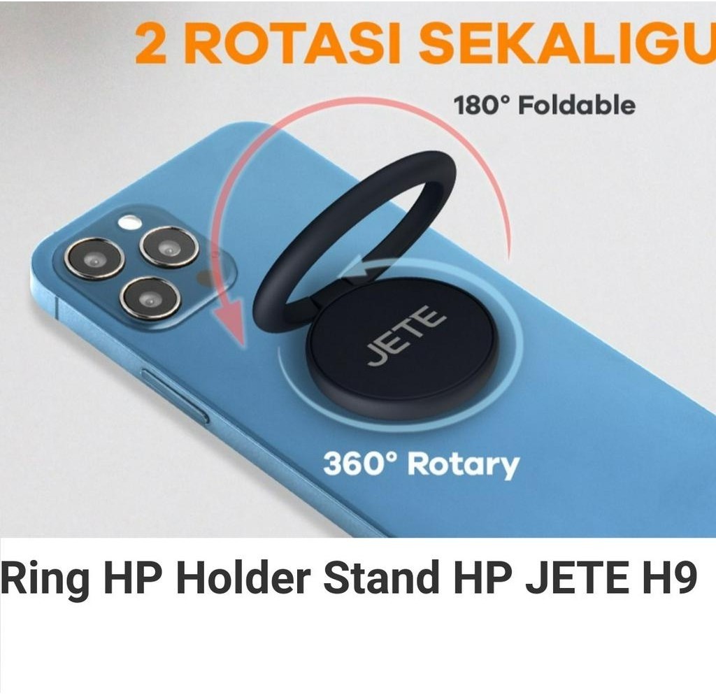 Jual JETE H9 Ring HP Holder Stand HP Original | Shopee Indonesia