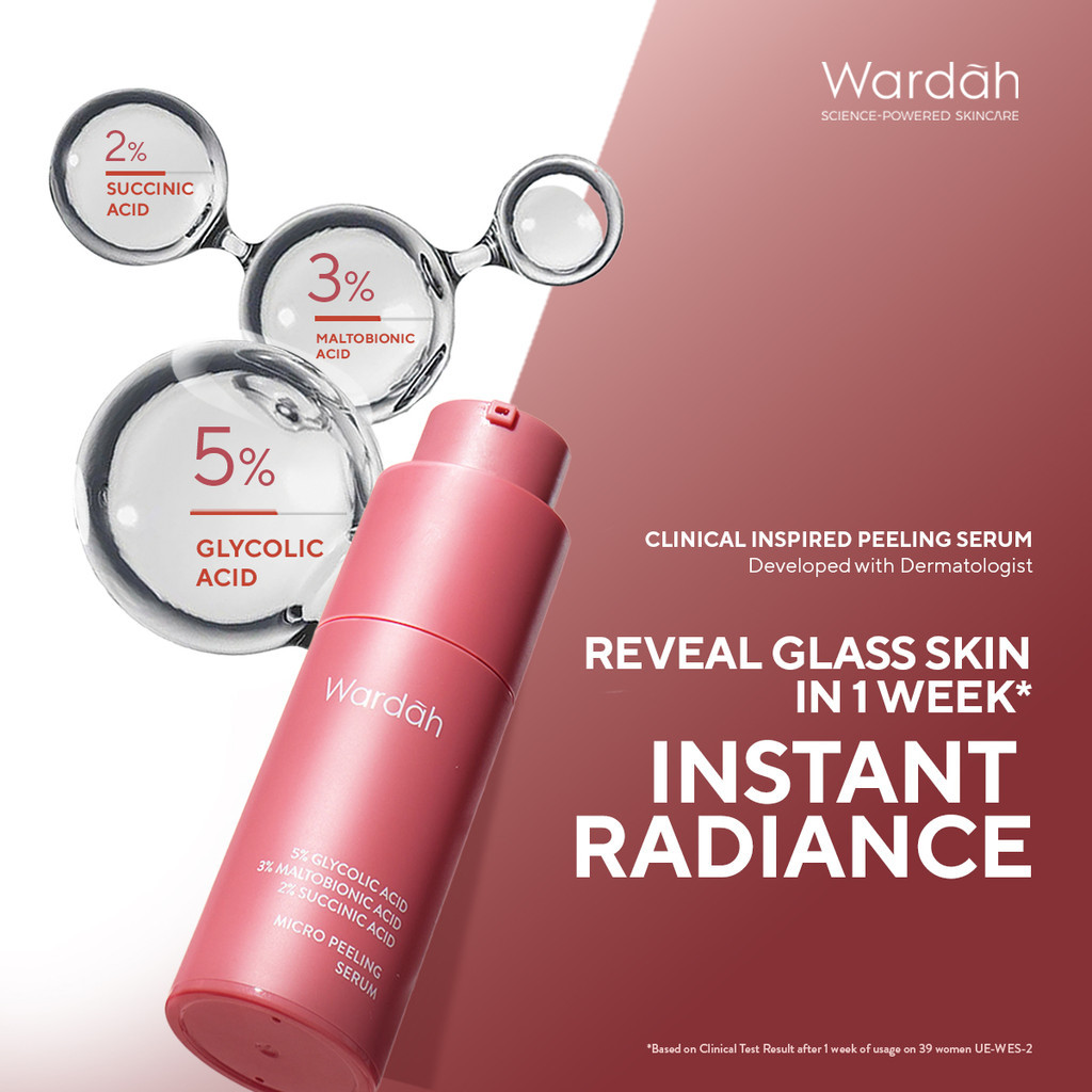 Jual Wardah Exfo Peeling Serum 5% Glycolic Acid 3% Maltobionic Acid 2% ...