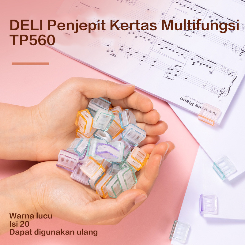 Jual Deli Penjepit Multifungsi / Penjepit Kertas / Multifunctional Clip ...