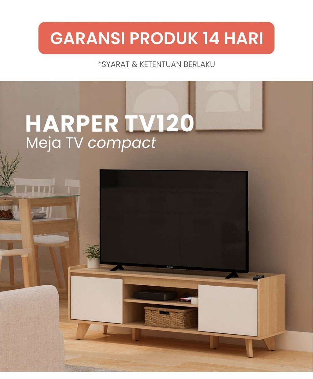 Jual PIRA METROPOLIS OX - HARPER TV120 Meja TV / Rak TV | Shopee Indonesia