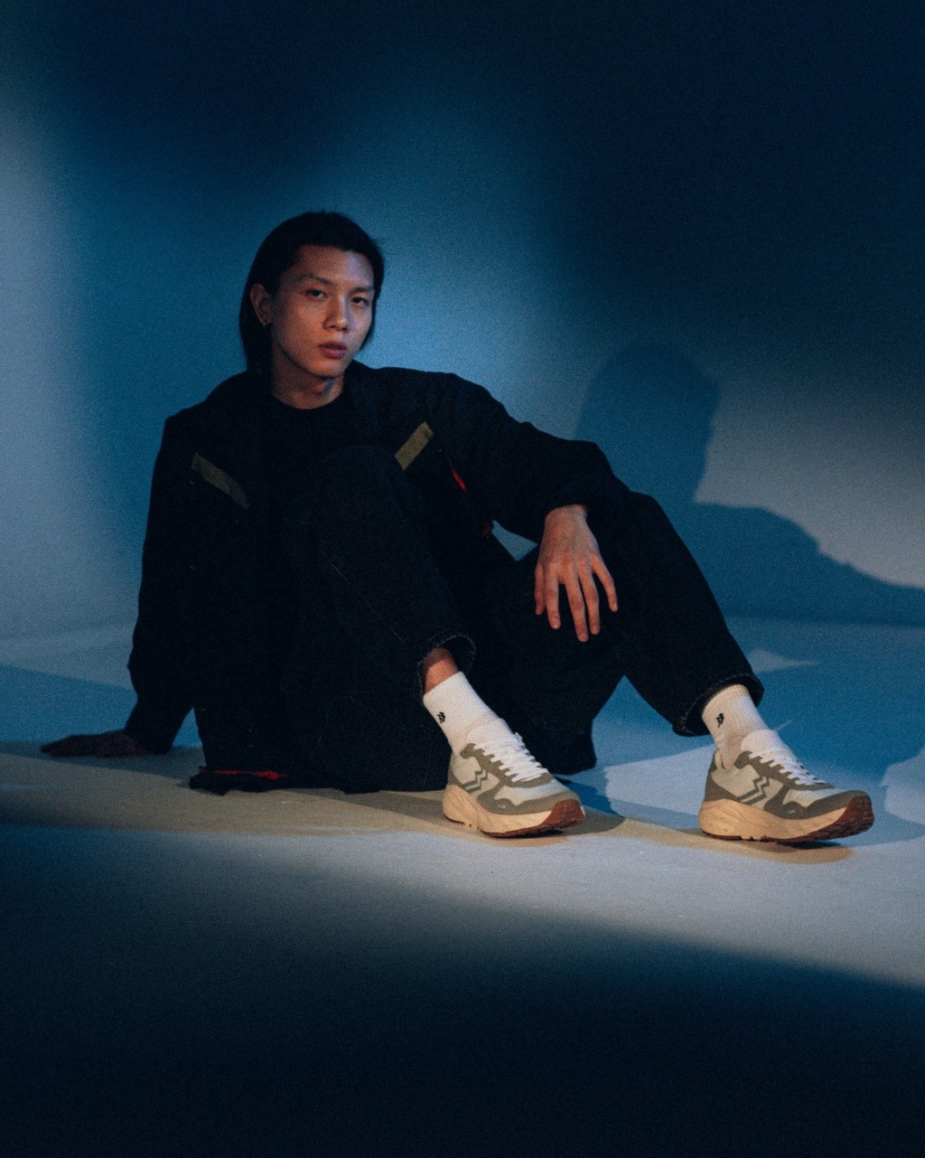 Jual Geoff Max - Wolf Vicious White Grey Walking Shoes Pria & Wanita ...