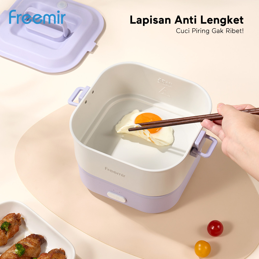 Jual freemir Electric Portable Cooker 2,5 liter Panci Multifungsi ...