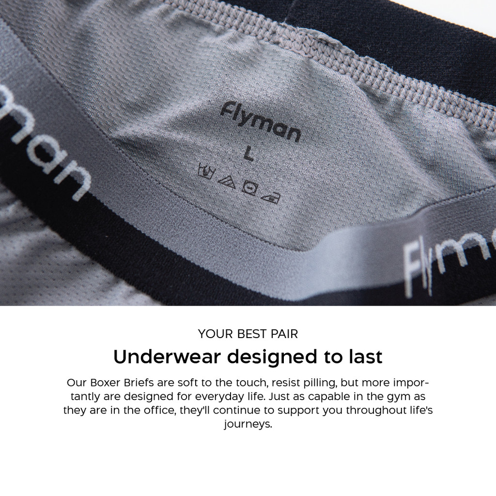 Jual Flyman Soft Mesh Boxer 1 pcs FM 3385 | Shopee Indonesia