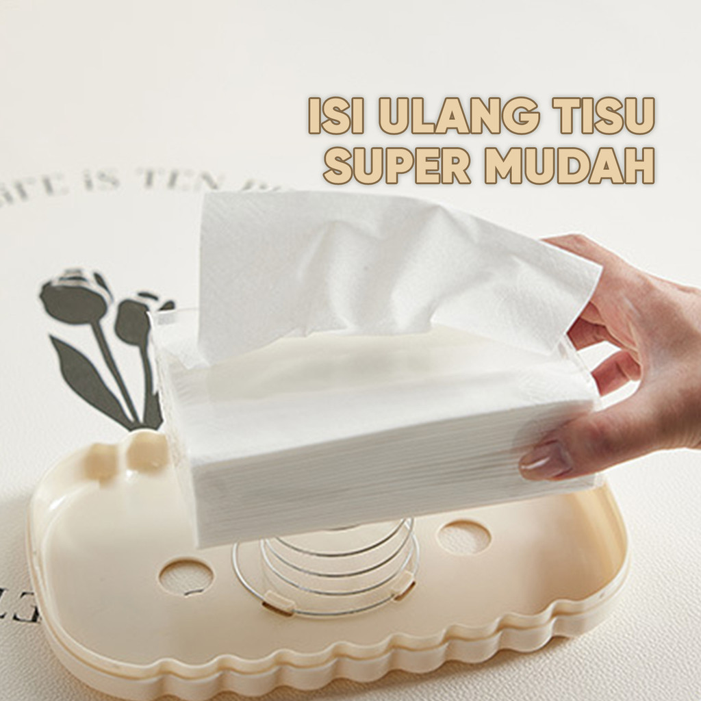 Jual [BEST SELLER] ANGOLA Kotak Tisu Mini D82 Tempat Tisu Bentuk Kerang ...