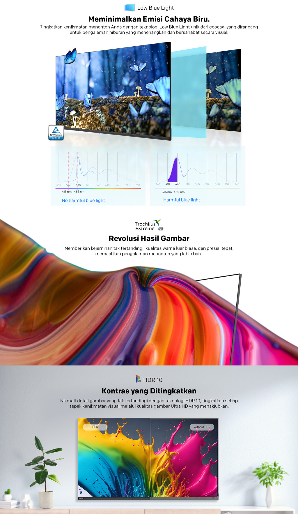 Jual COOCAA 40 inch Z65 - GOOGLE TV - 2K LED-TV - HDR 10 - Flicker Free ...