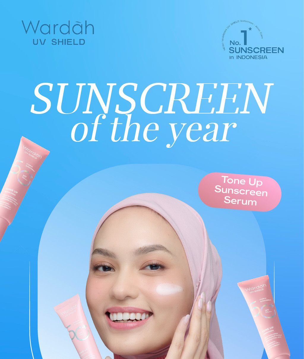 Jual Wardah UV Shield Tinted Tone Up Sunscreen SPF 50 PA 30 ml Sunscreen Wajah Mencerahkan Wajah ...