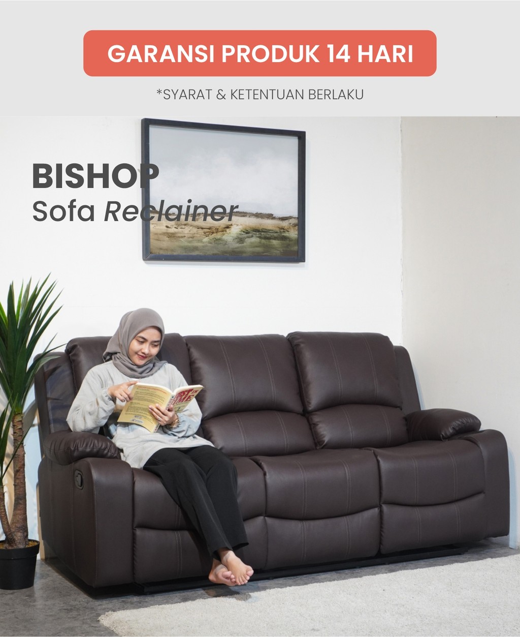 Jual Pira - Bishop 2 RS Sofa Recliner / Sofa 2 Seat | Shopee Indonesia