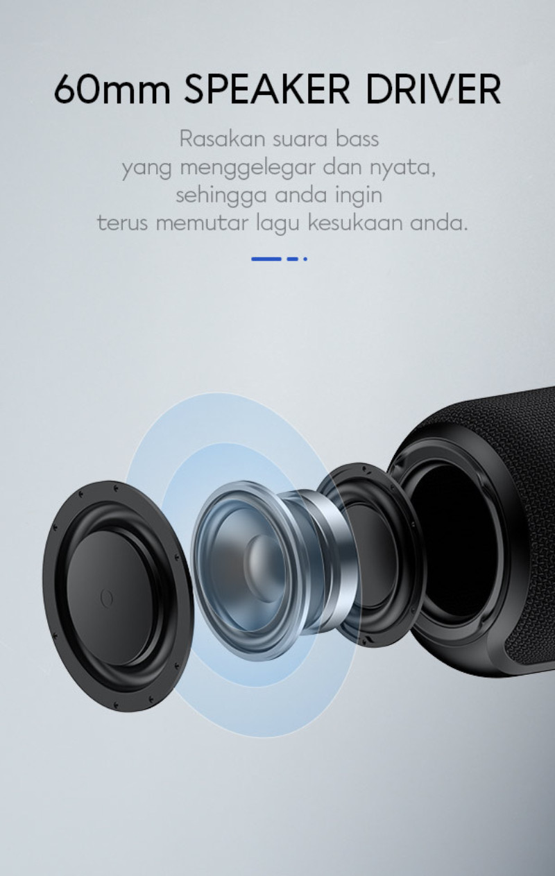 Jual VIVAN Speaker Bluetooth VS12 Portable Hi-fi Sound Mega Bass IPX6 ...