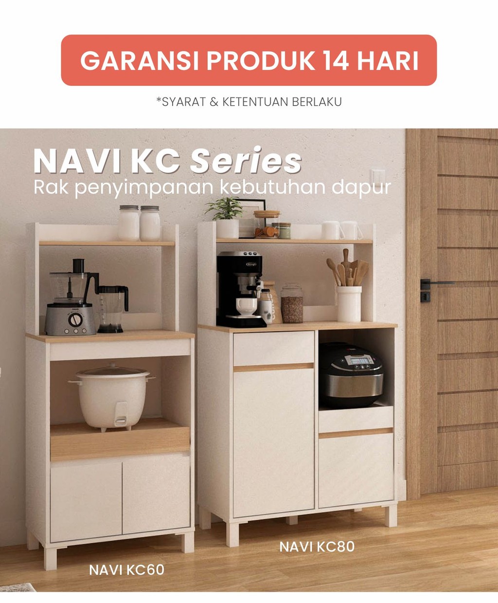 Jual Pira - Navi KC60 Rak Dapur / Rak Microwave | Shopee Indonesia