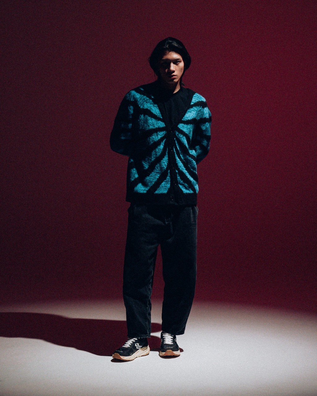 Jual Geoff Max - Wolf Vicious Black White Walking Shoes Pria & Wanita ...