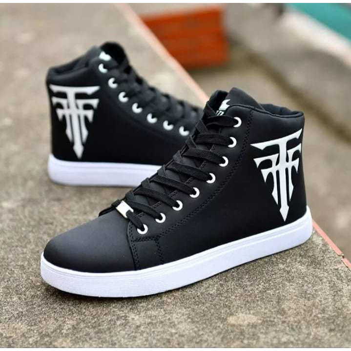 Jual Sepatu Sneakers Tinggi Pria Vulkanis Fashion | Shopee Indonesia