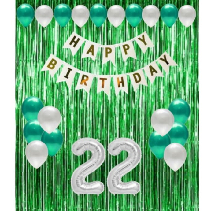 Jual [PAKET] Dekor Ulang Tahun Simple Balon Happy Birthday Dekor Simple ...