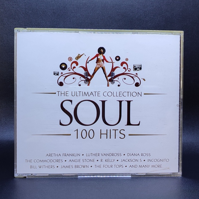 Jual CD THE ULTIMATE COLLECTION SOUL 100 HITS IMPORT 5 CD ORIGINAL ...