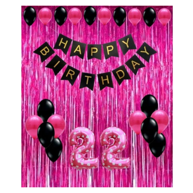 Jual [PAKET] Dekor Ulang Tahun Simple Balon Happy Birthday Dekor Simple ...