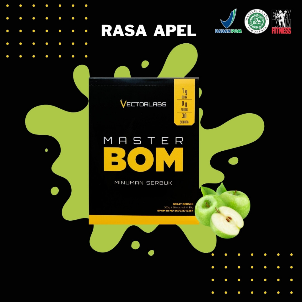 Jual VECTORLABS MASTER BOM BCAA 30 SERV SERVING 30 SACHET 300 GR 300 ...