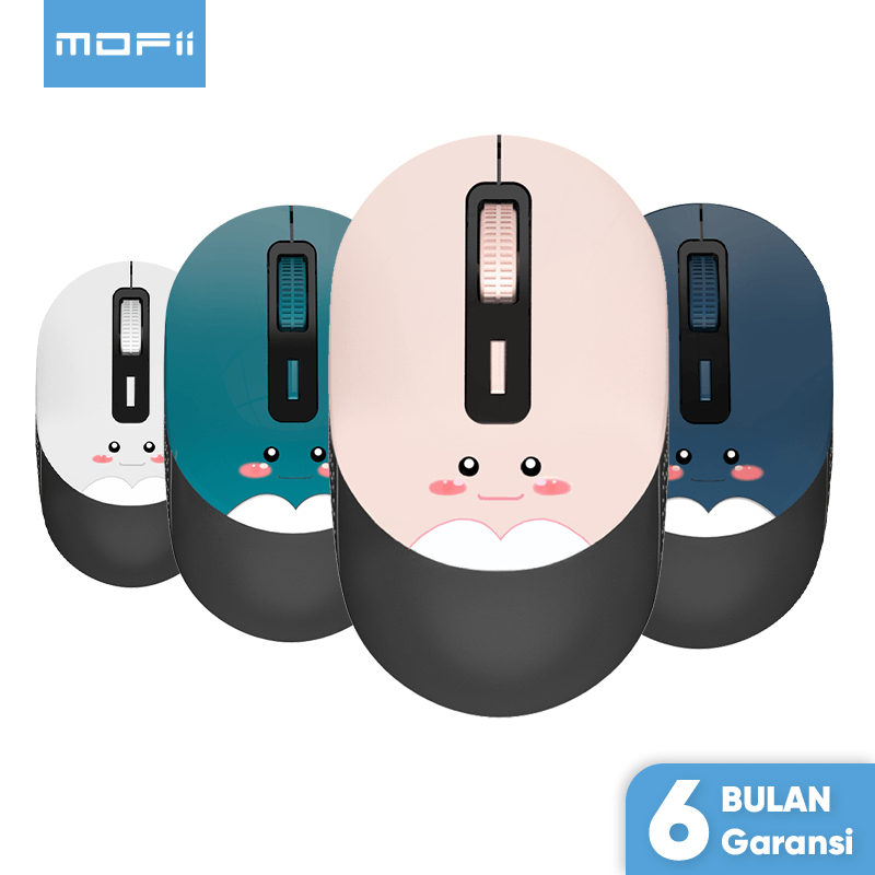 Jual MOFii Mouse Wireless 2.4G Silent Click Desain M107 | Shopee Indonesia