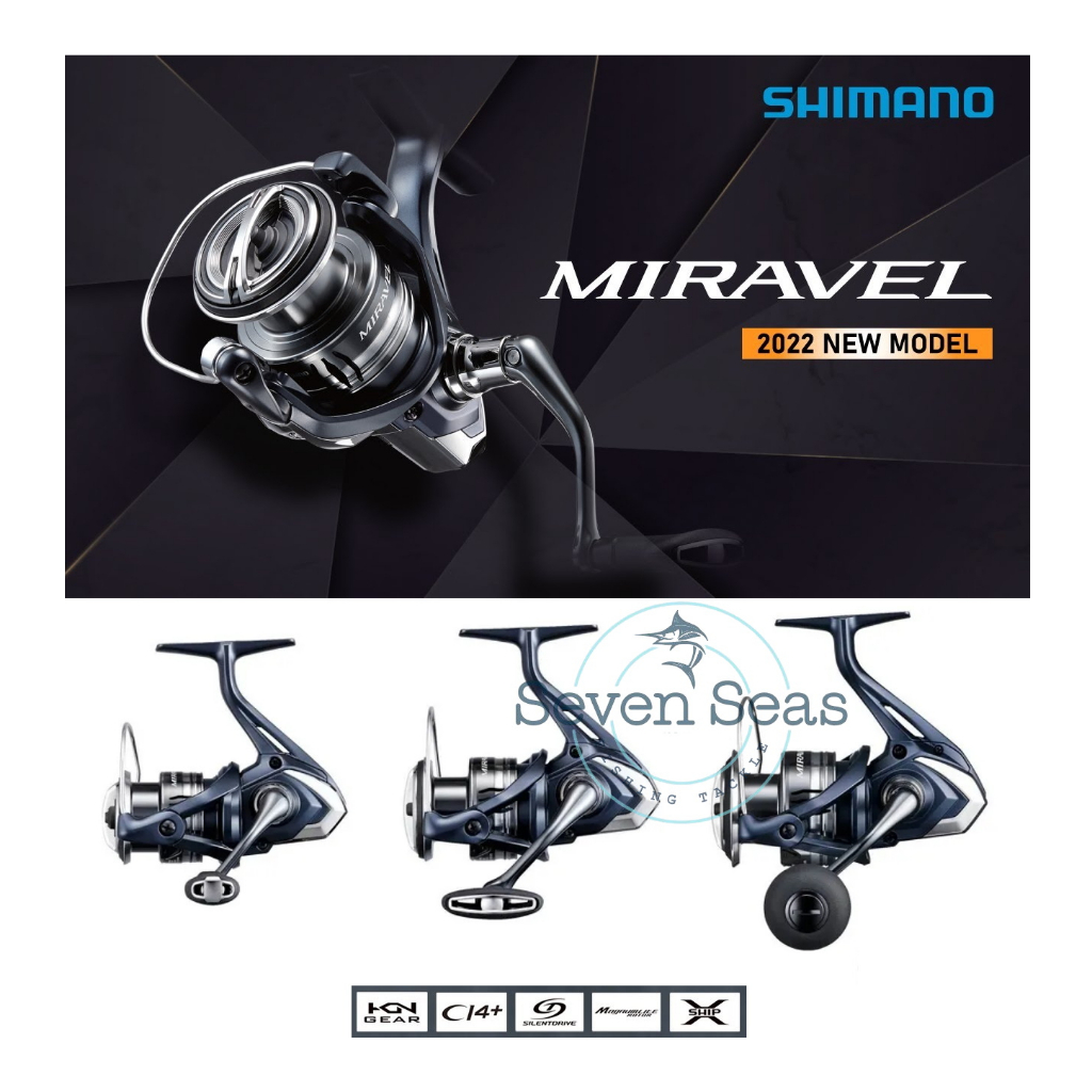 Jual Shimano Miravel 2022 1000 C2000 2500 C3000 4000 C5000 Spinning Reel Pancing | Shopee Indonesia