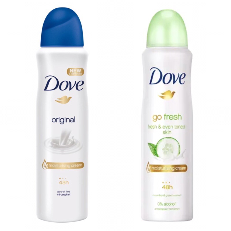 Jual Dove Original Light + Smooth / Go Fresh Cucumber & Green Tea Scent ...