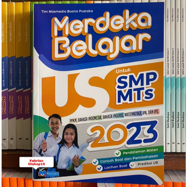 Jual BUKU MERDEKA BELAJAR US UJIAN SEKOLAH SMP/MTS 2023 MASMEDIA BUANA ...