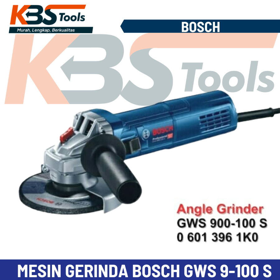 Jual BOSCH Mesin Gerinda Tangan 4" GWS 9-100 S - Gurinda 4 Inch 900 ...