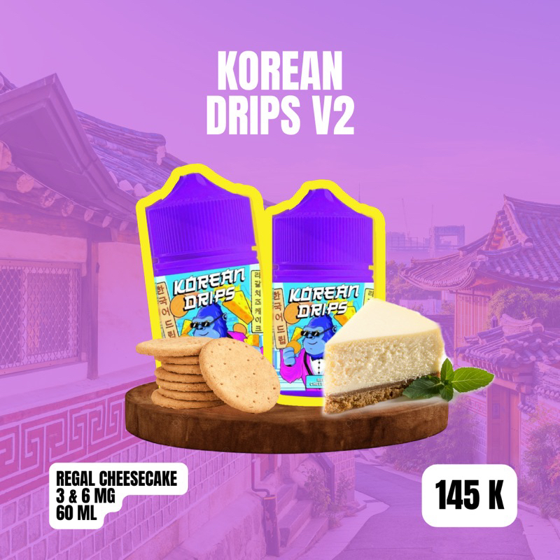 Jual Korean Drips V2 - Regal Cheesecake 60ml | Shopee Indonesia