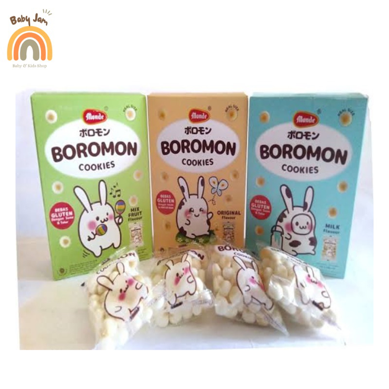 Jual BOROMON COOKIES 100gr / MONDE BOROMON / SNACK ANAK ANAK / COOKIES ...