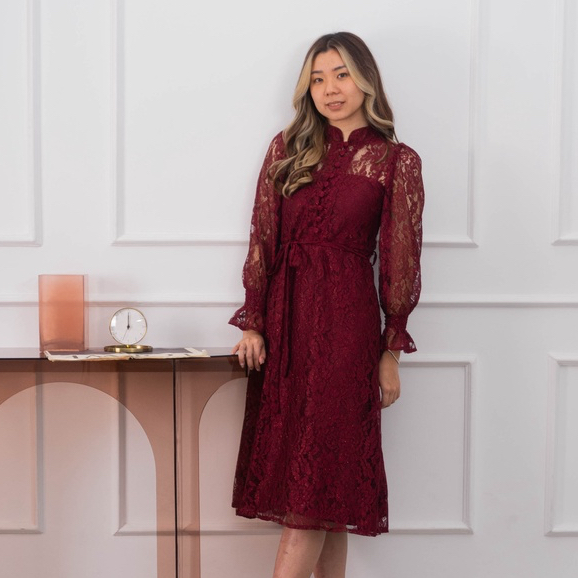 Jual CLARINI - Lily Dress - Dress Wanita | Shopee Indonesia