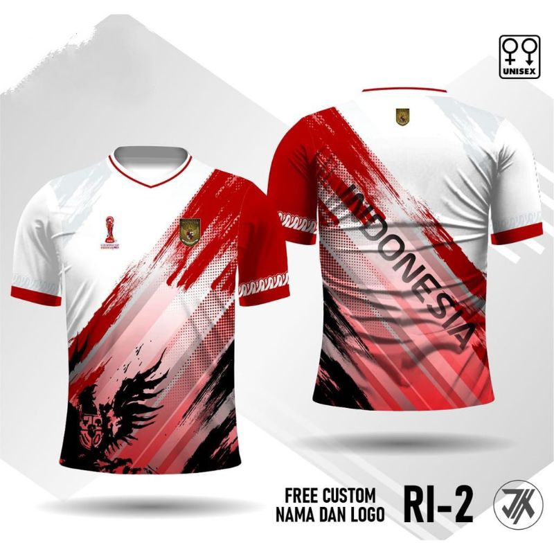 Jual T-Shirt Jersey Garuda New Piala Dunia Qatar 2022/Kaos Jersey ...