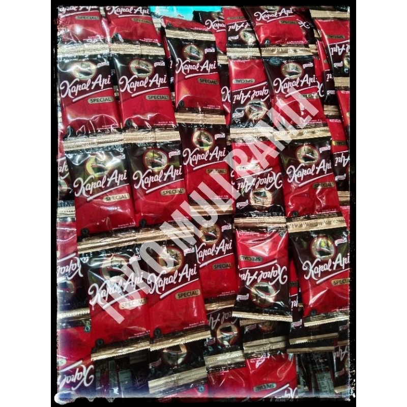 Jual kopi kapal api mini tanpa gula spesial murah 6.5 gr 1 dus isi 20 ...