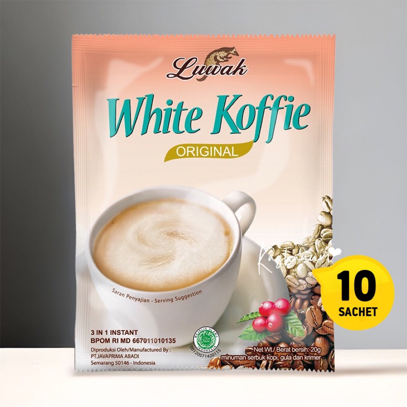 Jual Kopi Luwak White Koffie Renceng Renteng isi 10 Sachet | Shopee ...