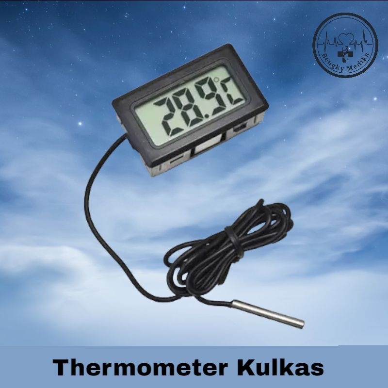 Jual Termometer Suhu Ruangan Thermometer Digital Mini kulkas Termometer ...