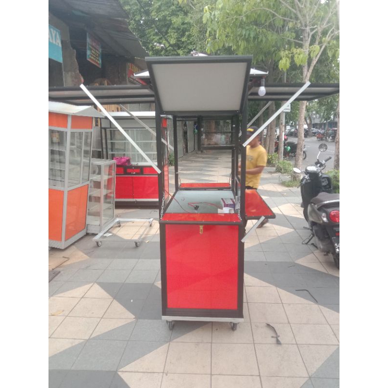 Jual gerobak rombong alumunium takoyaki anti karat (Nota) | Shopee ...