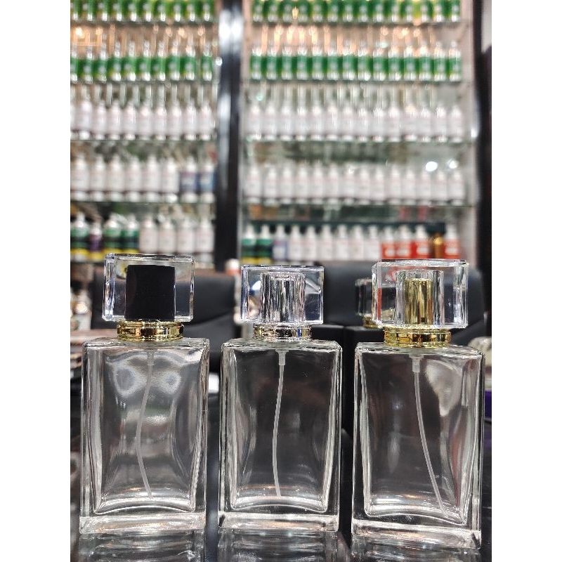 Jual BOTOL CH 60 ML TRANS TUTUP CRYSTAL DRAT PUTAR / REQUEST WARNA ...