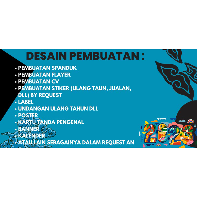 Jual Desain spanduk, stiker, CV, dll by request | Shopee Indonesia