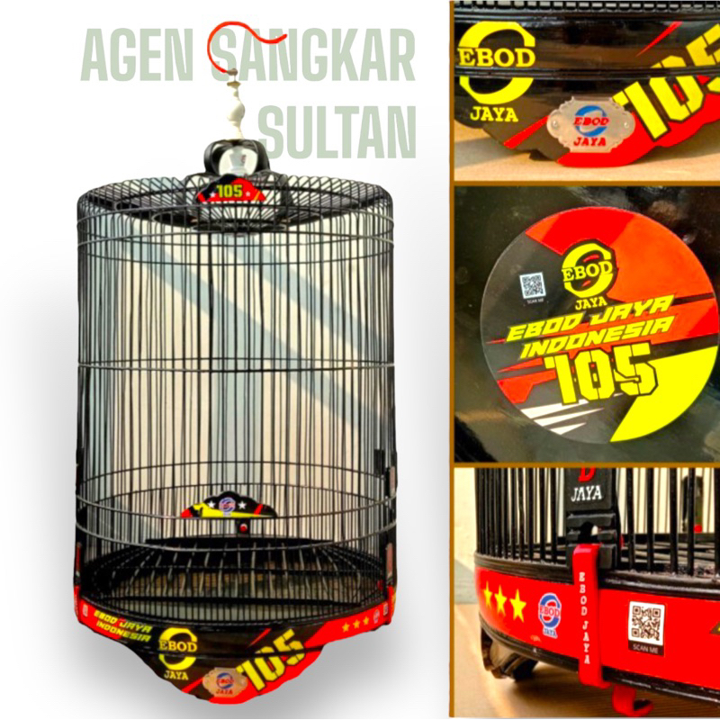 Jual SANGKAR MURAI EBOD BAMBU DECAL NO 2 | Shopee Indonesia