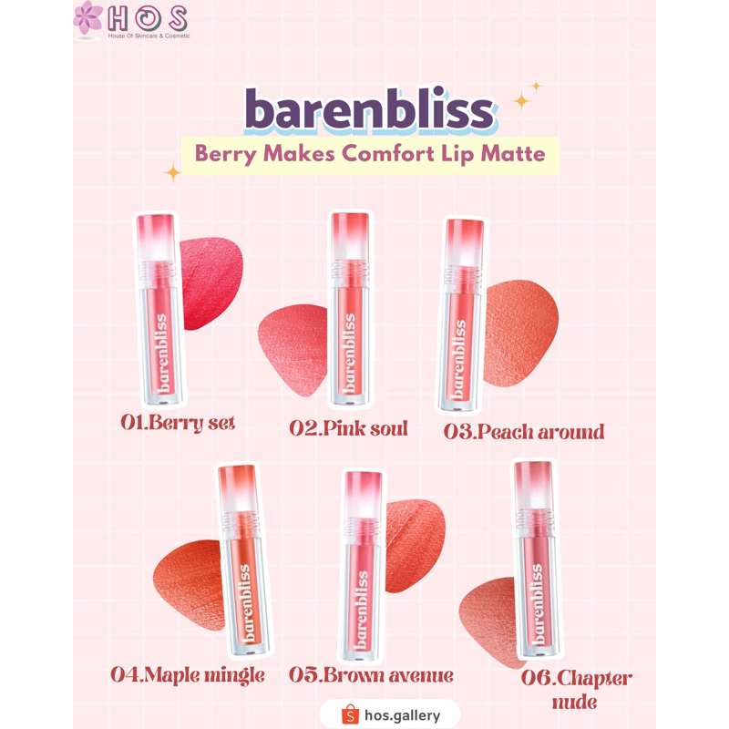 Jual BARENBLISS lip matte | Shopee Indonesia