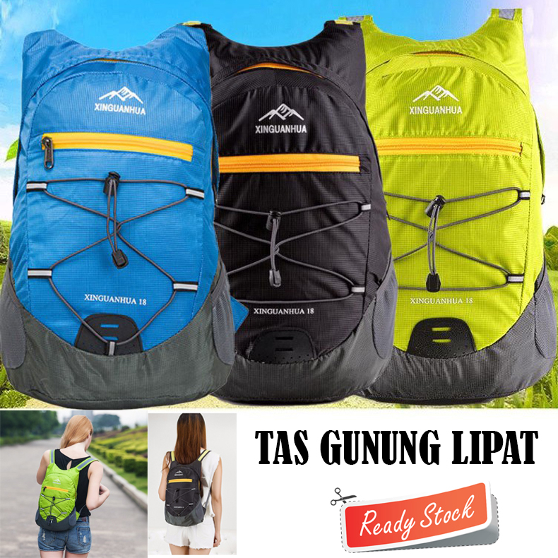 Jual Tas Ransel Gunung Lipat Kecil Waterproof 17L Hiking Outdoor ...