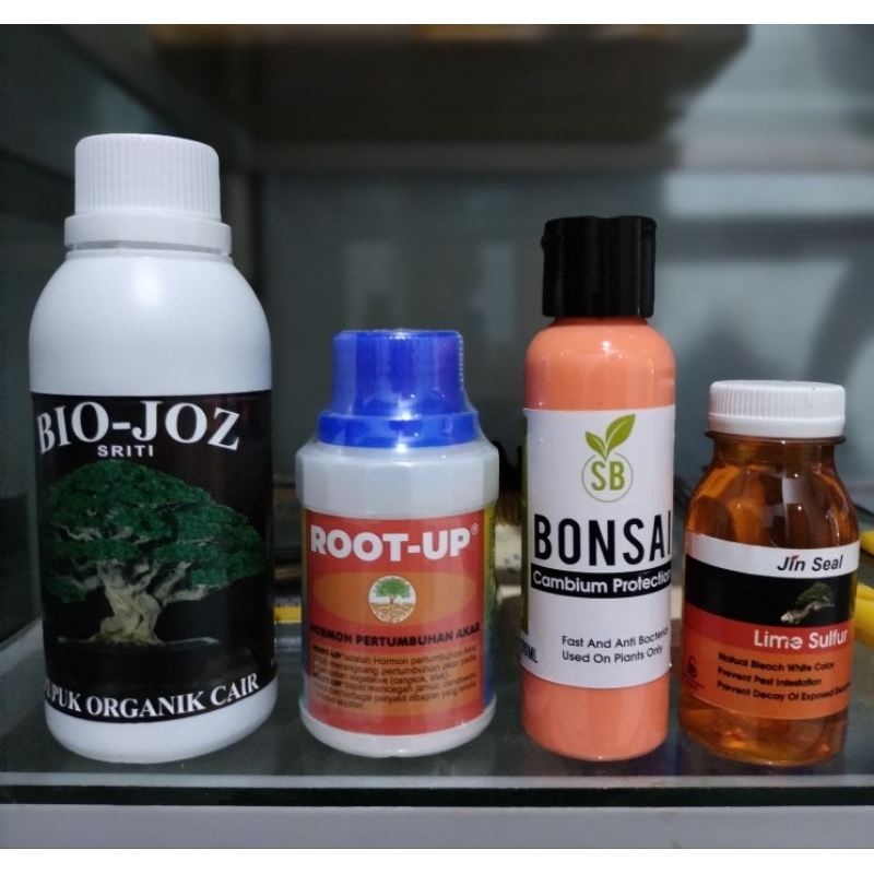 Jual Paket hemat pupuk bonsai saleb kambium lime sulfur root up ...