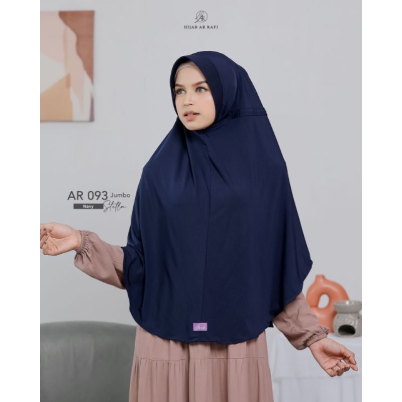 Jual HIJAB JILBAB AR 093 JUMBO NEW AR RAFI ORI || Anniha Collection | Shopee Indonesia