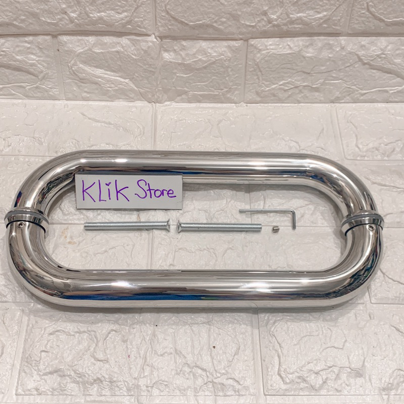Jual Handle Pintu Kaca / Aluminium Bahan Stainless 20 cm, 30 cm dan 35 ...