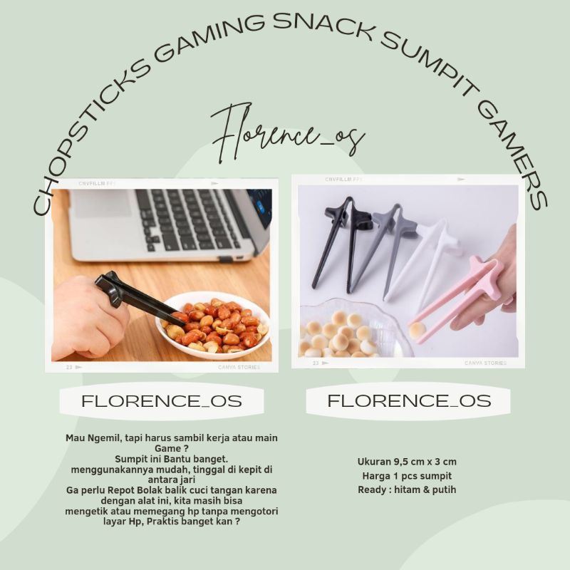 Jual FLO - Finger Chopsticks Gaming Snack Sumpit Gamers Jari Tangan ...