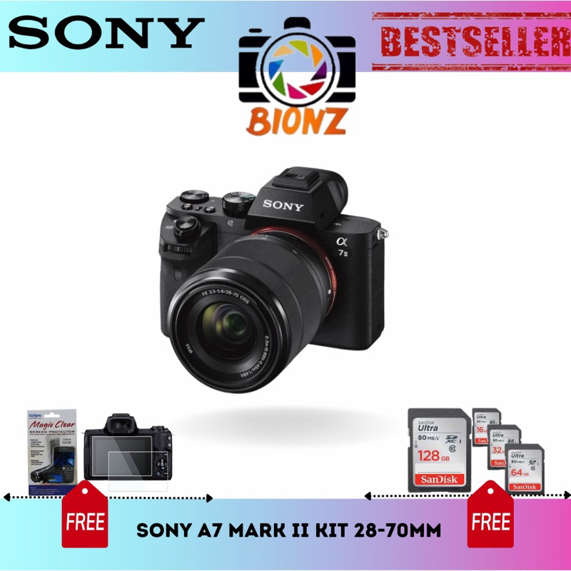 Jual SONY A7 II KIT 28 70MM / SONY A7 MARK II KIT 28 70MM MIRORLESS ...